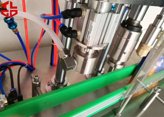 Stainless Steel Aerosol Spray Filling Machine , Fragrance Perfume filling machine