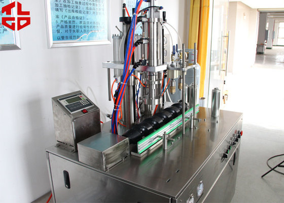 BOV Automatic Bag On Valve Aerosol Filling Machine for Fire Extinguisher
