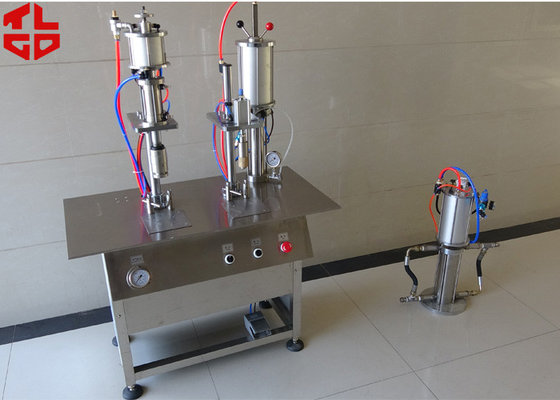 Aerosol Can Body Spray Filling Machines, 3 In 1 Aerosol Filling Machines