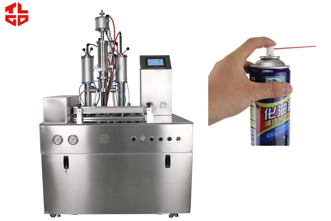 Automatic Aerosol Spray Filling Machine for Tyre Repair Sprays 800-1100cans/hour