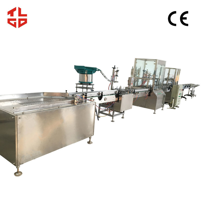 Vacuum Crimping Oxygen Filling Machine for Oxygen Gas / Fresh Air 2000-3200 cans/ hour