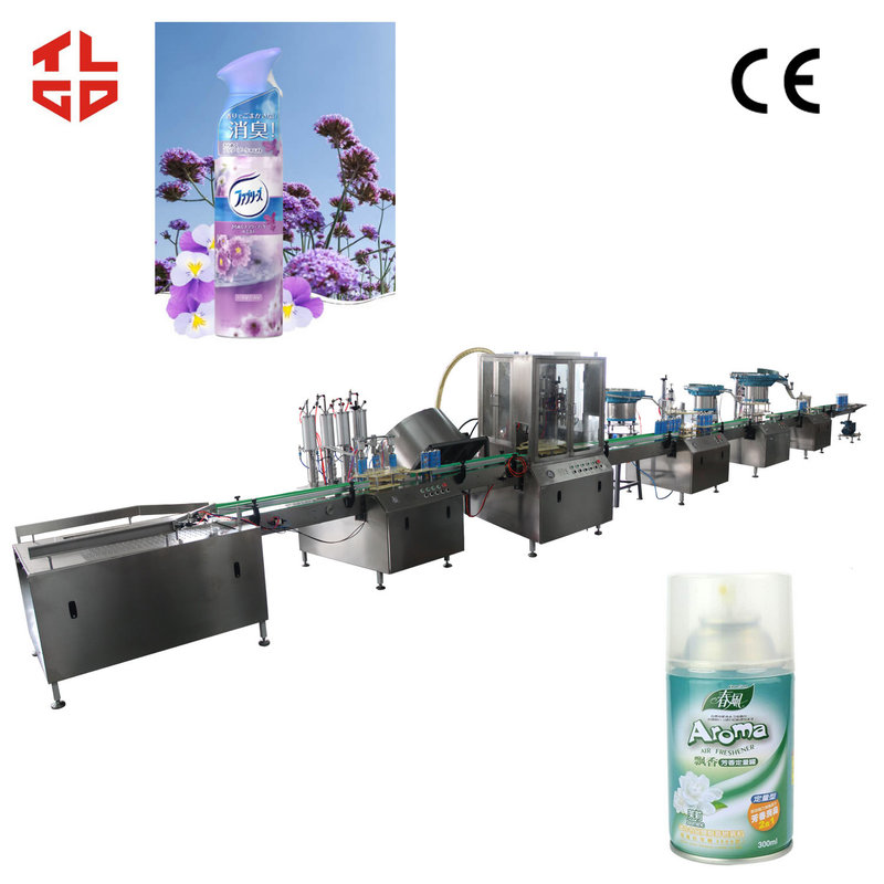 Automatic Aerosol Filling Machine Production Line for Air Freshener Deodorant