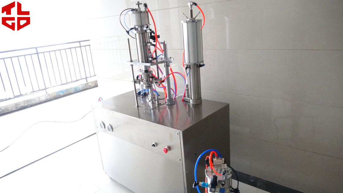 R134a , F22 Under Cap Vacuum Refrigerant Gas Aerosol Filling Machine Smooth Work