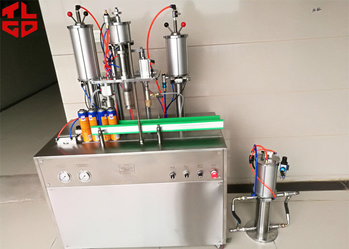 Automatic Aerosol Spray Filling Machine for Furniture cleaning Spray 5000-8000cans/shift