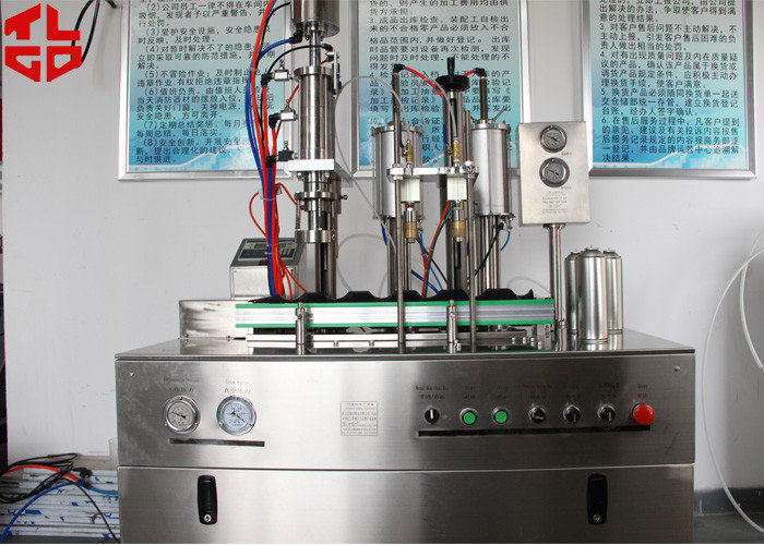 Bag On Valve Aerosol Can Filling Equipment For Avene Evian Cosmetic Spray