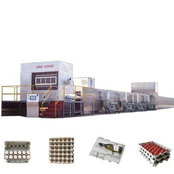 machine de papier automatique des oeufs 28kw, machine de fabrication de plateau des oeufs 30t