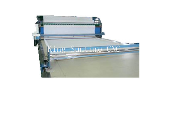 Non - Woven Fabric Spreading Machine For Cloth Cutting Machine 2100mm / 1000W / Blue