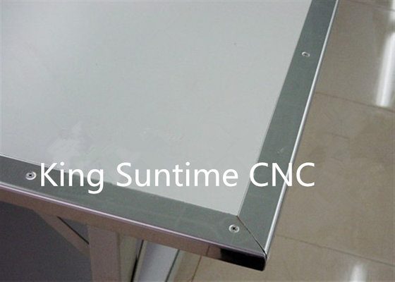 Industrial Textile Cutting Table Standard Parts Assembly Stainless Steel Edge