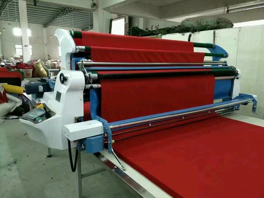 Woven / Twill Fabric Spreading Machine 96 M / Min Cloth Spreading Machine
