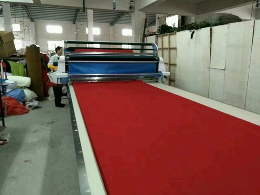 Woven / Twill Fabric Spreading Machine 96 M / Min Cloth Spreading Machine