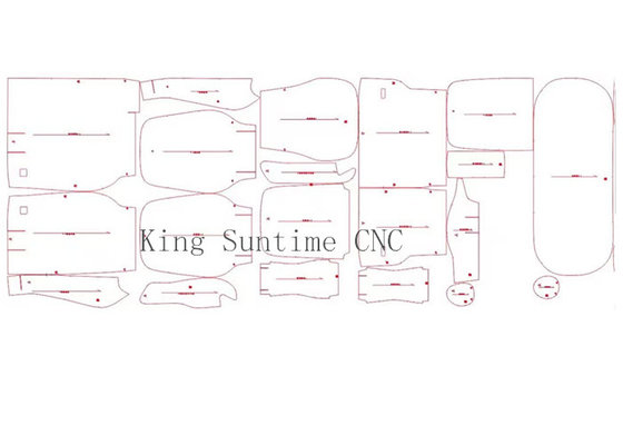 Plastic Sheet Cutter CNC Knife Cutting Machine Computer Operation 50HZ