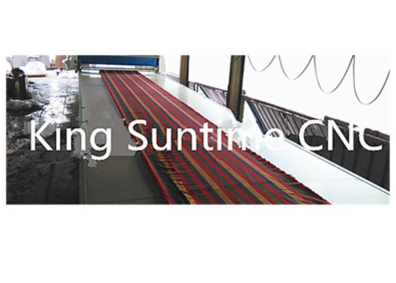 Single Side Fixed Mobile Press Cloth Spreading Machine 85m / Min Speed