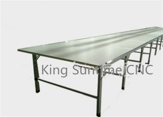 Industrial Textile Cutting Table Standard Parts Assembly Stainless Steel Edge