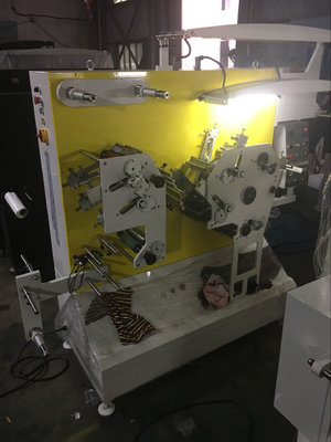4.7kw Flexo Fabric Label Printing Machine 3C+1C With Strong Washing Fastness