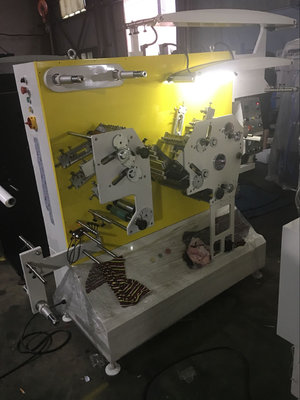 Flexo Fabric Label Printing Machine For Textile Garment / Ribbon Tape Flexo Label Printing
