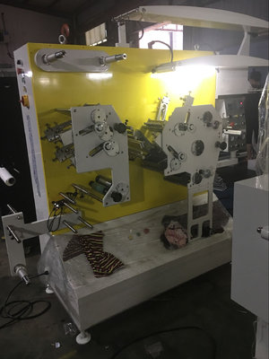 8 Colors And High Speed Fabric Label Flexo Printing Machine 60m/Min