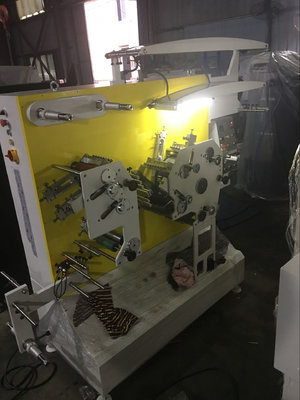 3 Color Automatic Flexo Fabric Label Printing Machine High Precision
