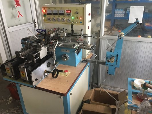 Automatic PET Bottle Woven Label Cutting And Folding Machine 320KG