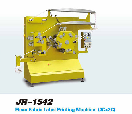 6 Colour paper Flexo Fabric Label Printing Machine 60m/min JR-1542
