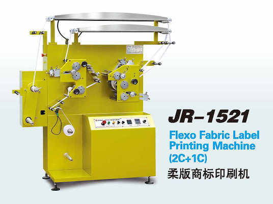 Stain Tape / Nylon Tape Label Flexo Printing Machine 2C+1C 4.7kw
