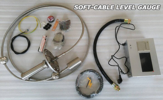 High precision Fuel station diesel gasoline level measuring instruments, tmagnetostrictive flexible probe for oil depot