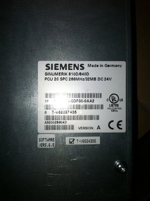 SIEMENS 6FC5210-0DF00-0AA2