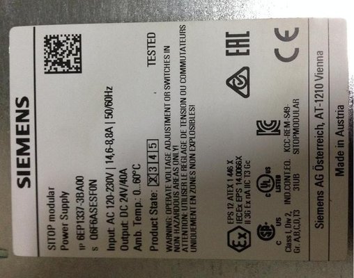 new unopened 6EP1337-3BA00 Siemens power supply SITOP MODULAR 24V/40A spot