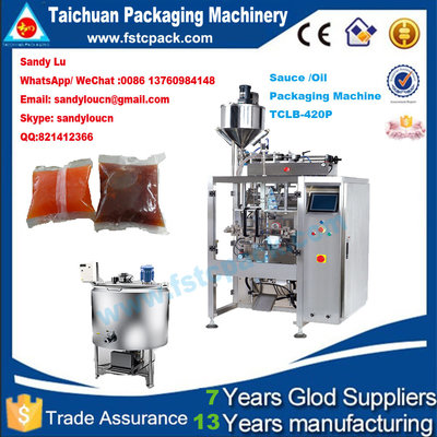 Automatic cooking oil packaging machine ,Hot sell vegetable oil packing machine