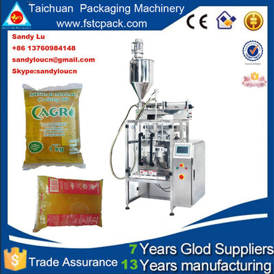 Automatic cooking oil packaging machine ,Hot sell vegetable oil packing machine