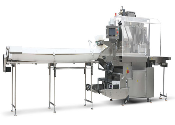 Cabbage Vegetable Horizontal Flow Wrap Packing Machine With Speed Of 45 PCS / Min