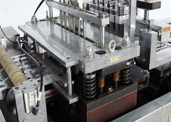 Paper Plastic Blister Card Packing Machine KWJP-500D Servo Motor Driving