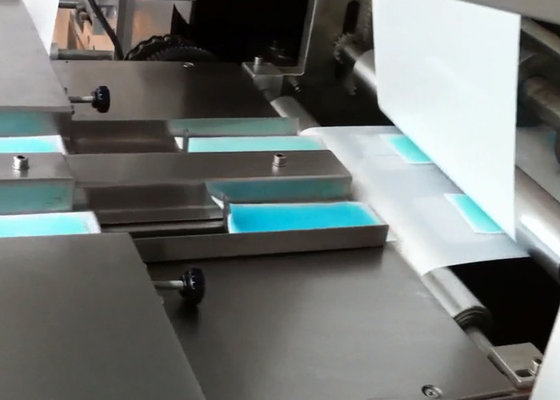 Stainless Steel Horizontal Form Fill Seal Machine 40-100 Bags / Min Approved To GMP Standard