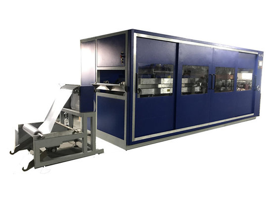 Three Phase Plastic Thermoforming Machine Controlled By PLC System