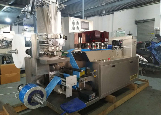 Wet Tissue Flow Pack Wrapping Machine Full Automatic Horizontal Type