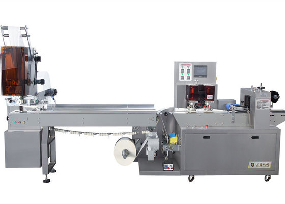 Low Noise Horizontal Flow Wrap Packing Machine 1-5 PCS Tissue Packaging Machine