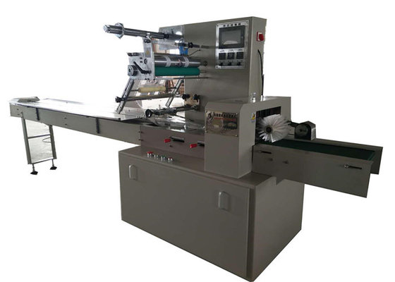 Three Sides Sealing Automatic Shrink Wrap Machine Servo Motors Driving