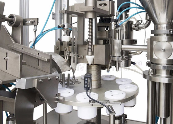 Metal Automatic Tube Filling And Sealing Machine For Cream Tube