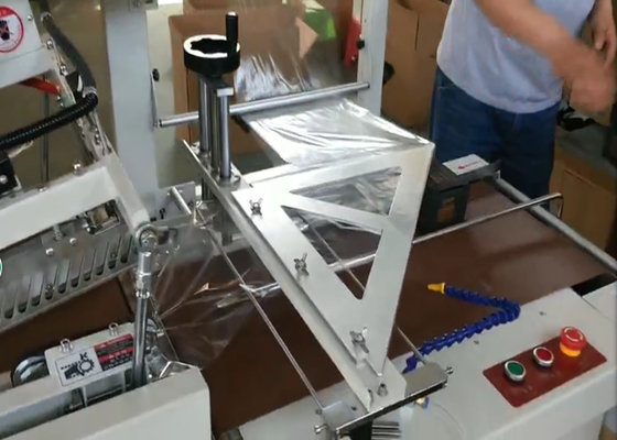 L Type Shrink Packing Machine Fully Enclosed Anti Adhesive Pouch Sealing Machine