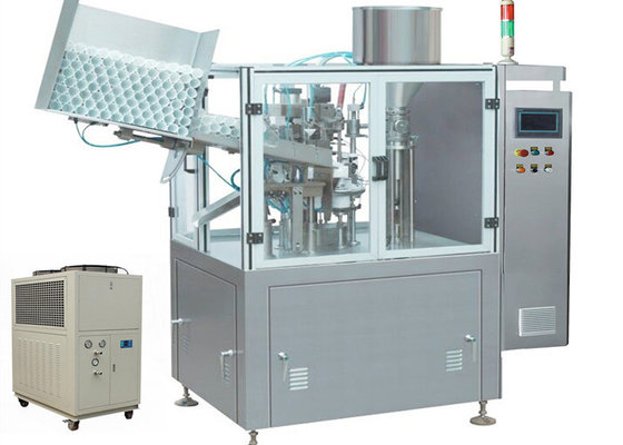 Cream Automatic Tube Filling Machine High Filling Accuracy 60-200 mm Tube Length