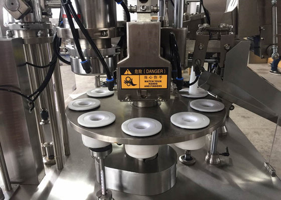 Cream Automatic Tube Filling Machine High Filling Accuracy 60-200 mm Tube Length