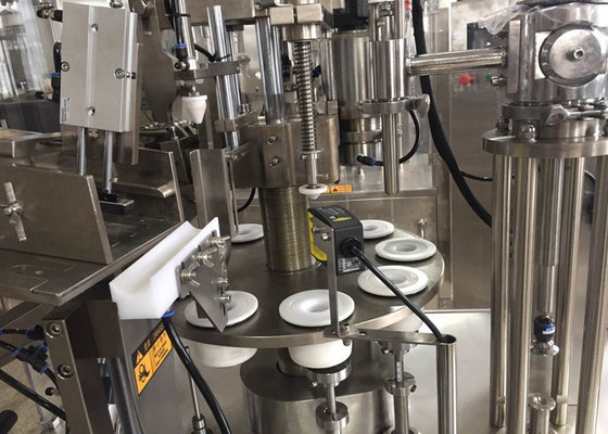 Cream Automatic Tube Filling Machine High Filling Accuracy 60-200 mm Tube Length