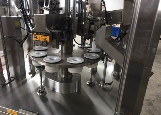 Cream Automatic Tube Filling Machine High Filling Accuracy 60-200 mm Tube Length