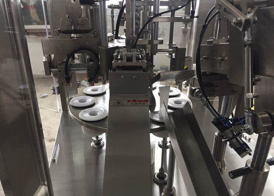 Cream Automatic Tube Filling Machine High Filling Accuracy 60-200 mm Tube Length