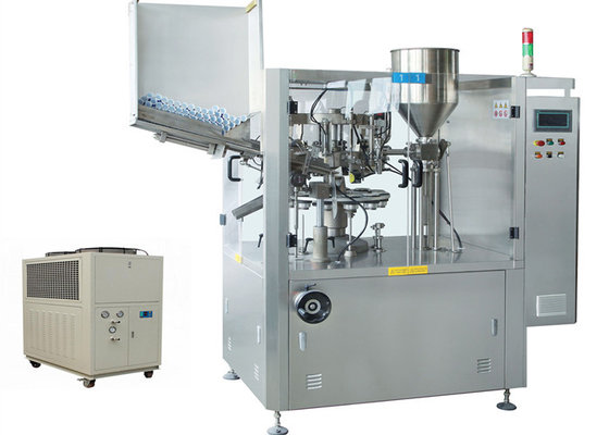 6KWs Auto Packing Machine Small Scale Cream Soft Tube Filler And Sealer
