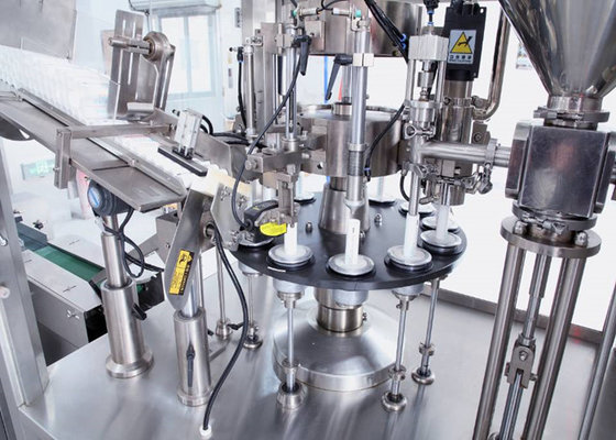 6KWs Auto Packing Machine Small Scale Cream Soft Tube Filler And Sealer