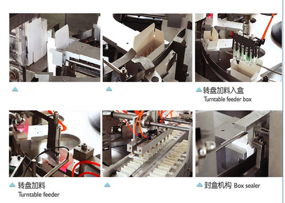 Full Servo Control Carton Box Packing Machine For Opening Upbox With Touch Screen
