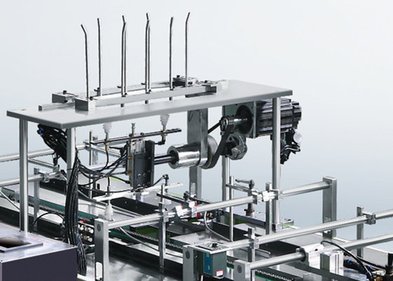 Card Feeding Fully Automatic Bag Making Machine Paper Bag Bottom Gluing