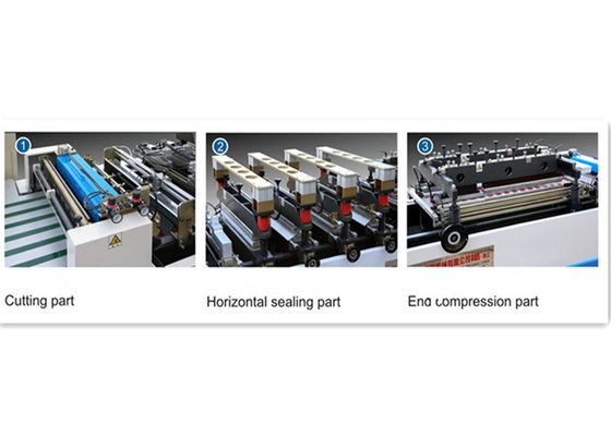 3 Sides Fully Automatic Bag Making Machine Dual Purpose Plastic Bag Manufacturing Machine