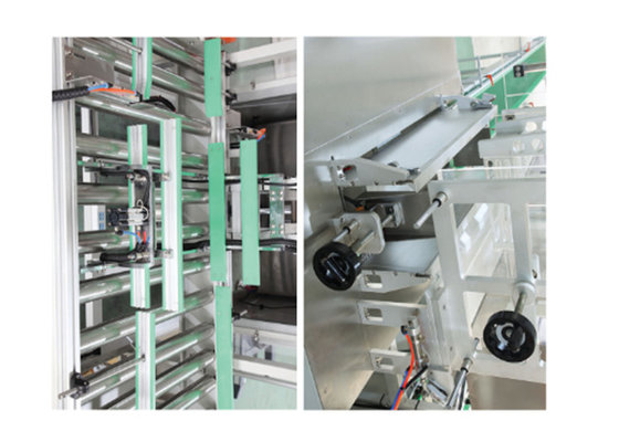 Side Push Type Automatic Case Packer Energy Openning Box Filling And Box Sealing
