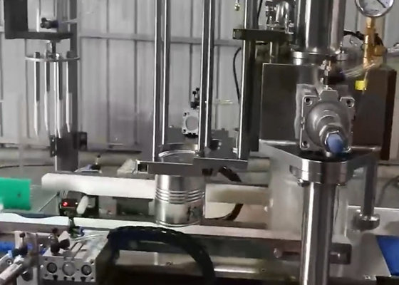 Touch Screen Automatic Vacuum Packing Machine Nitrogen Filling And Can Sealing